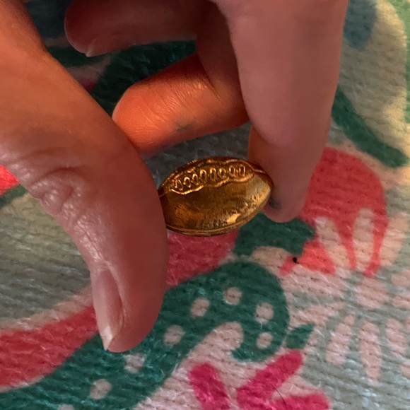 Accessories | Vintage Gold Football Pin | Poshmark
